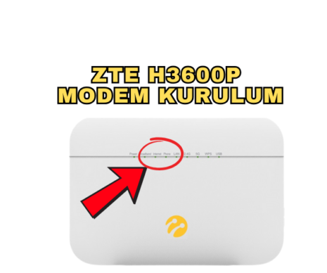 ZTE H3600P Modem Kurulumu - zorluteknoloji